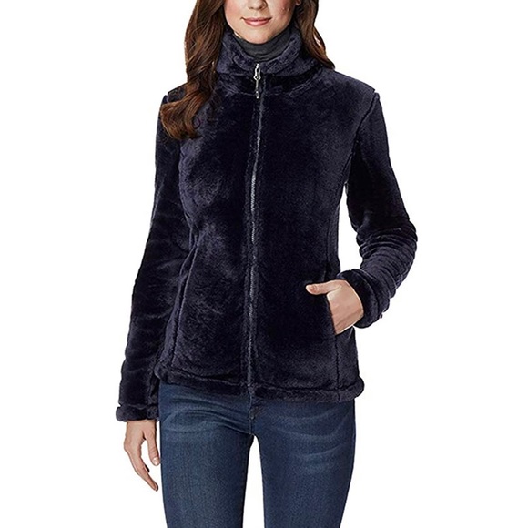 32 Degrees | Tops | 32 Degrees Heat Woman Soft Cozy Plush Velvet Jacket ...